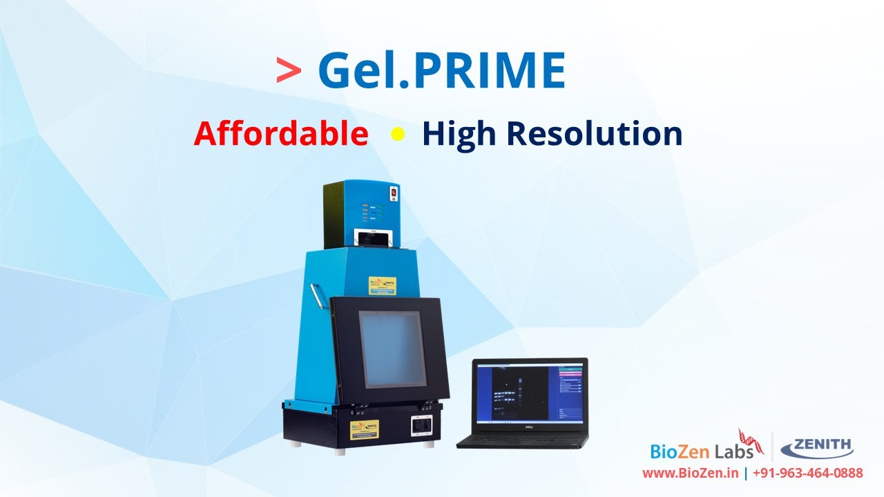 Gel.PRIME - Affordable High Resolution Gel Documentation System - YouTube