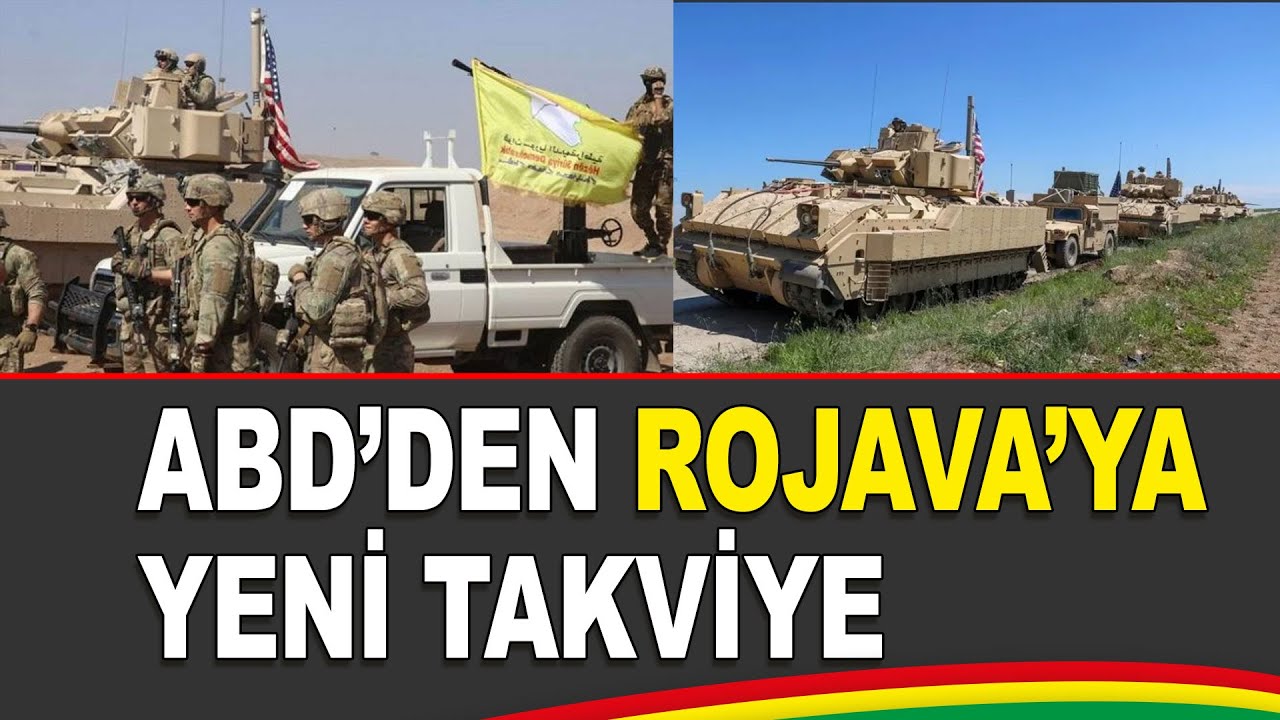 Amerikan ordusu Rojava’daki üslerine takviye gönderdi - YouTube
