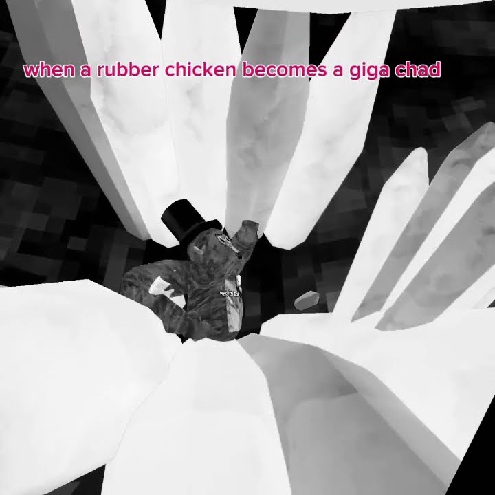 When rubber chicken become giga chad 🤫🧏 - YouTube