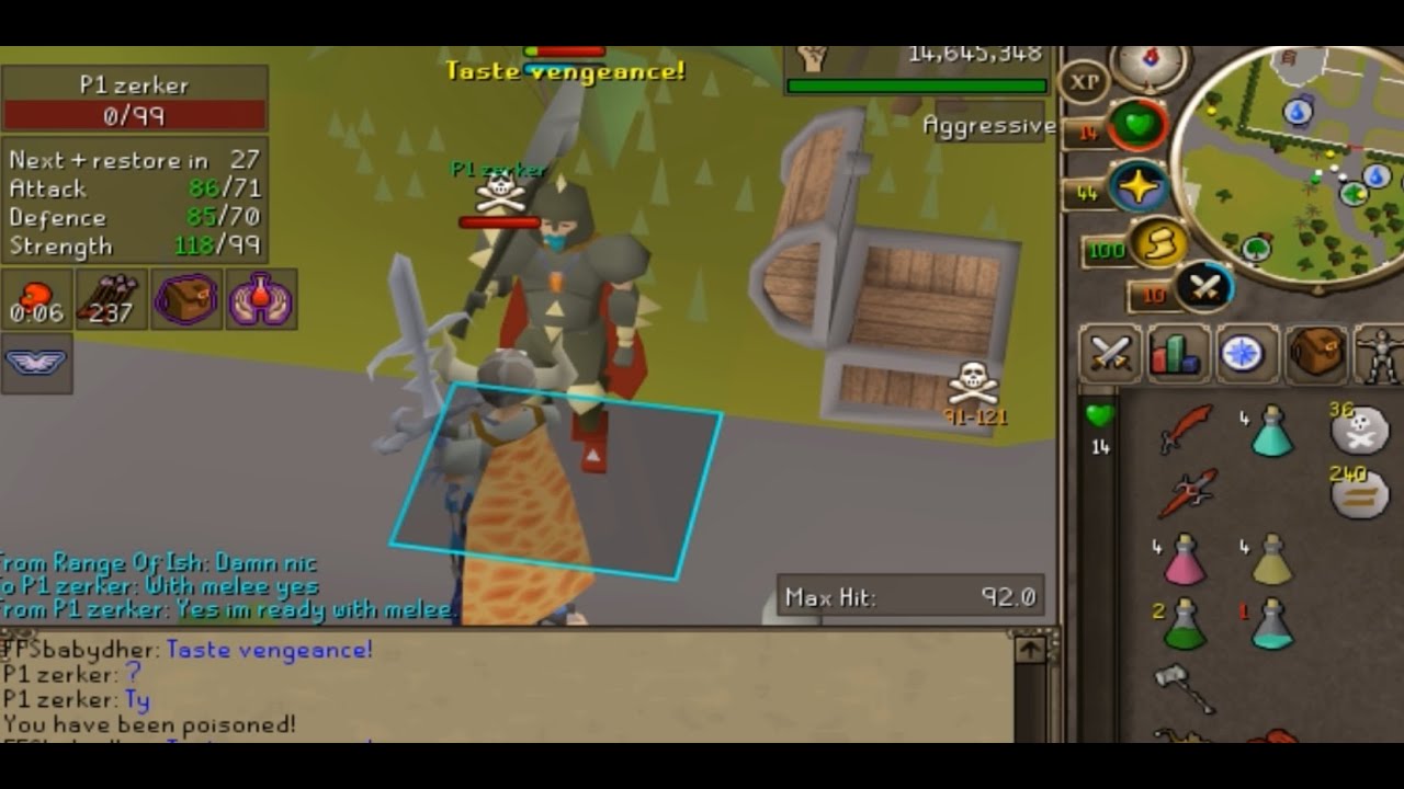 OSRS PKING LOW LEVEL DHER (106) Combat - YouTube