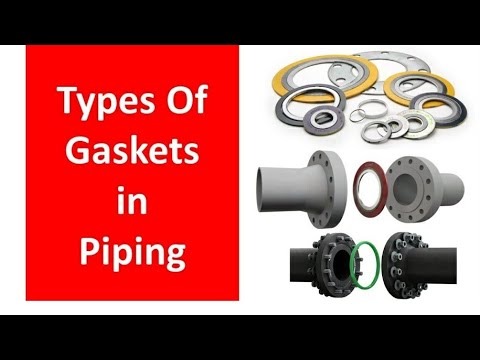 Types of Gaskets Used In Piping/ Types of Gaskets and details. - YouTube