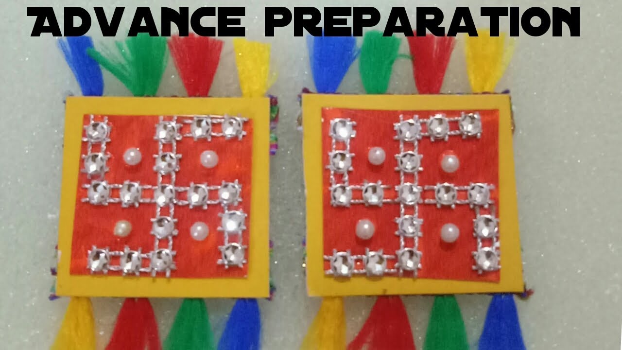 Home made rakhi soan making /latest rakhi soan /rakhi soan designs ...