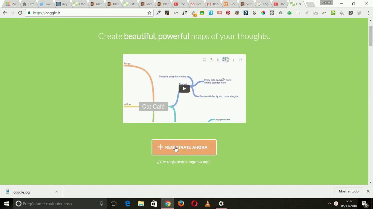 Coggle, otra opción para realizar mapas mentales - YouTube