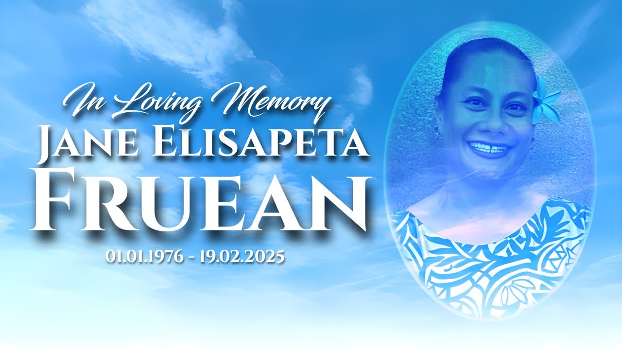 LAUAVA in Loving Memory of Jane Elisapeta Fruean - YouTube