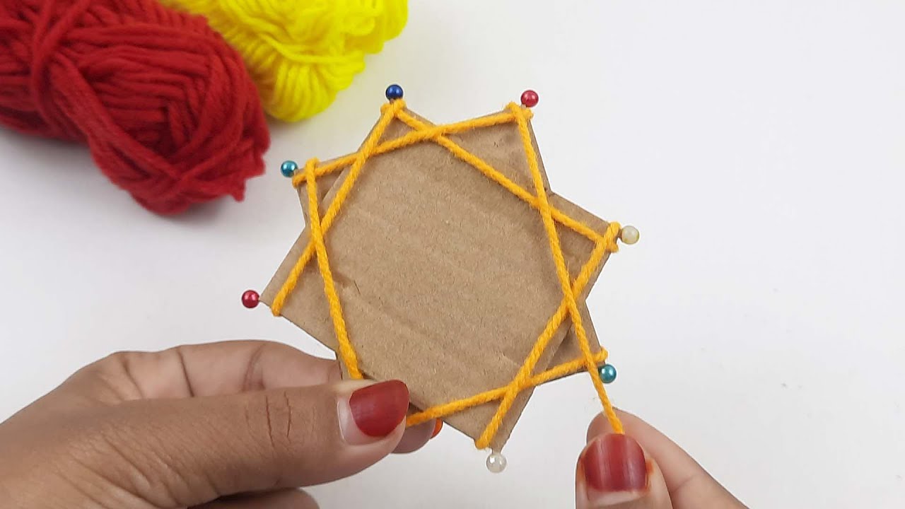 Amazing Craft Ideas with Wool - Hand Embroidery Easy Trick - DIY Woolen ...