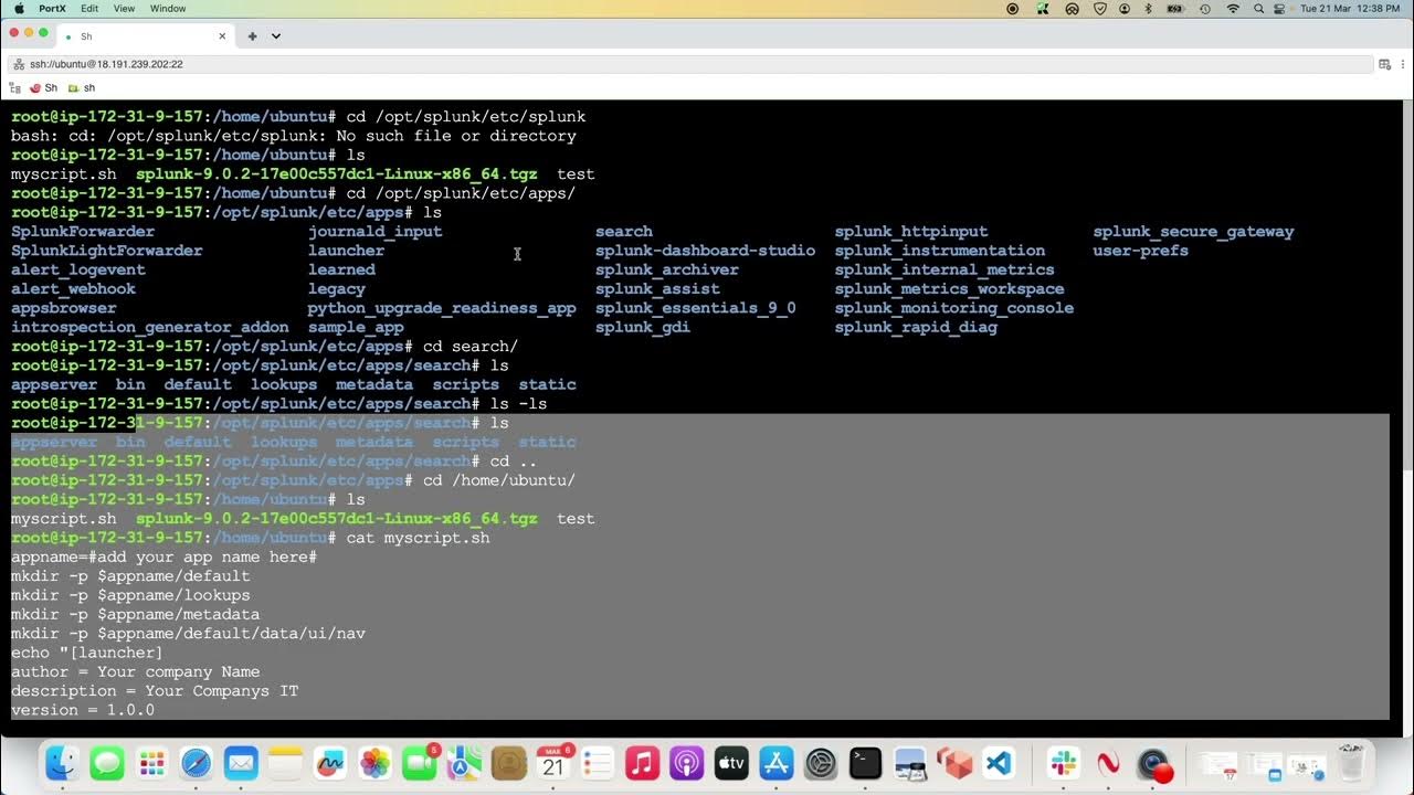 A Custom Script to create splunk apps - YouTube