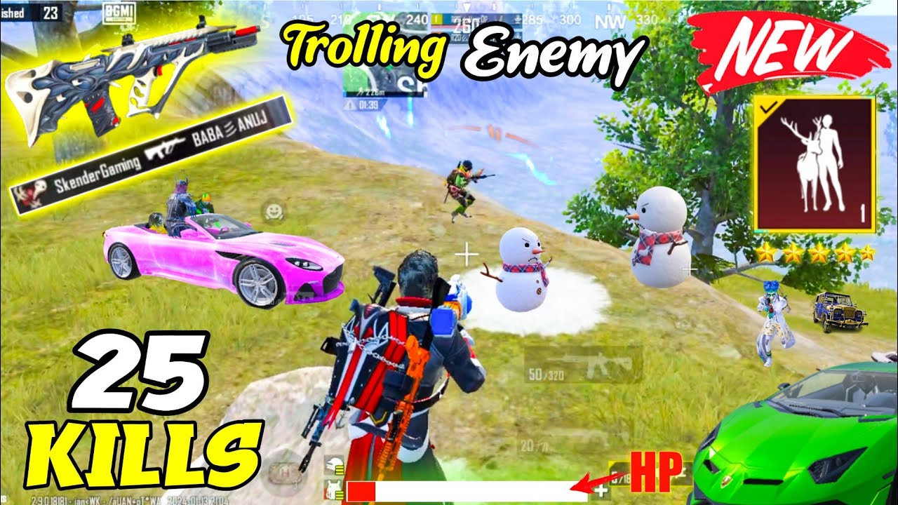 🔥Final Circle Trolling Enemy 😛Bgmi 25kills Full Rush Gameplay||Samsung A3,A5,A6,A7,A10, - YouTube