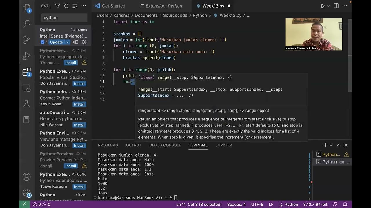 Basic Programming with Pyhton - Looping - YouTube