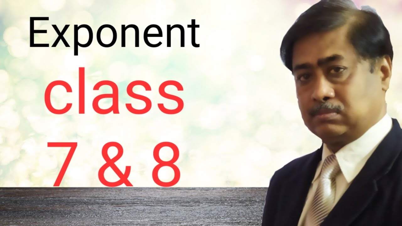 Exponents Basic Mathematics Youtube 6632