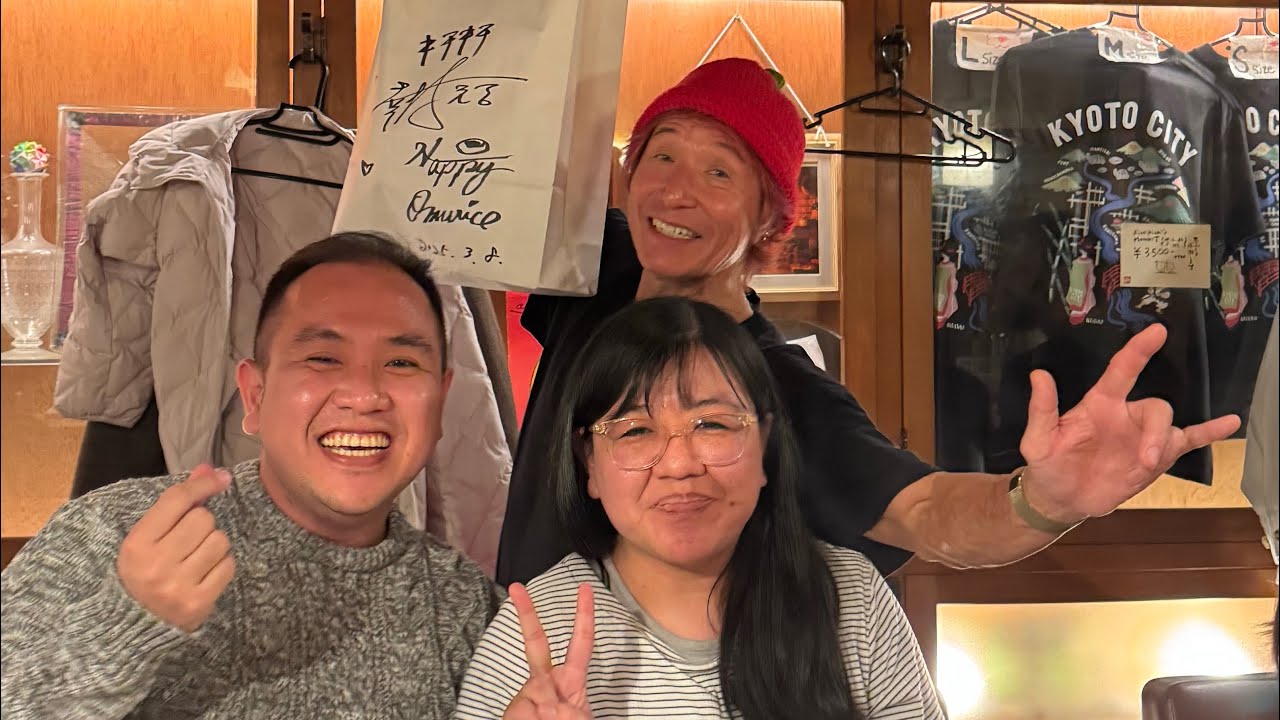 visiting KichiKichi in Kyoto, Japan.had the omurice sensation and full ...