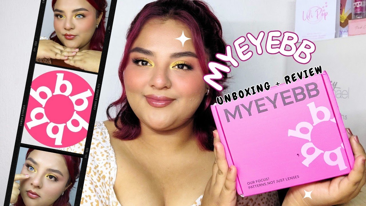 MYEYEBB Unboxing Review lentes de contacto - YouTube