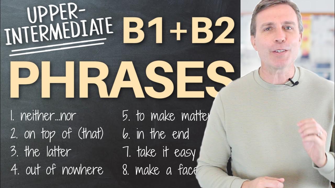 Super Useful (B1 + B2) Phrases that You Definitely Need to Know - YouTube