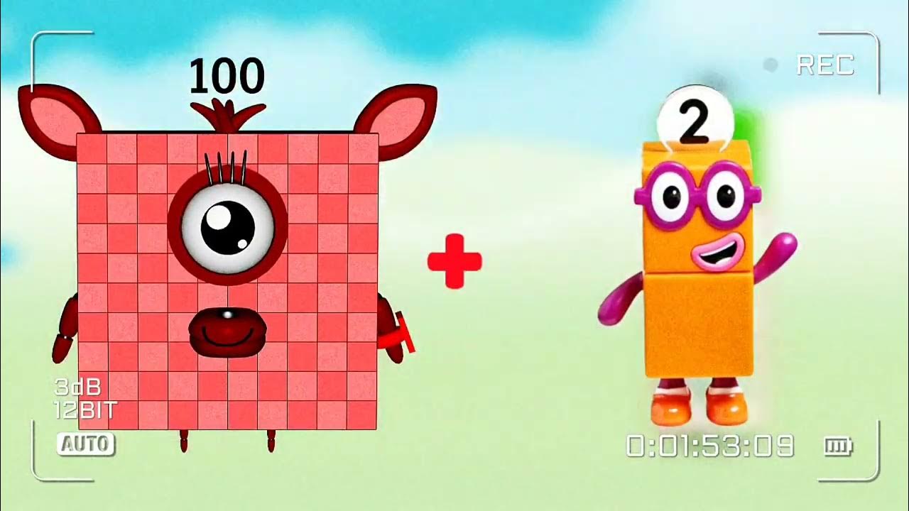 Number Block Addition / Numberblocks Math For Children Number Block 1 to 100 Numberblocks ...