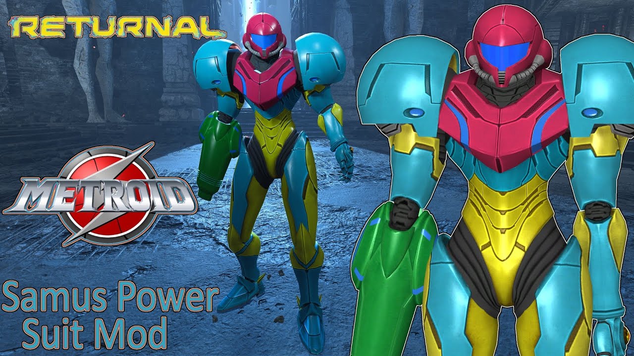 Returnal Metroid Samus Power Suit Alt Mod - YouTube