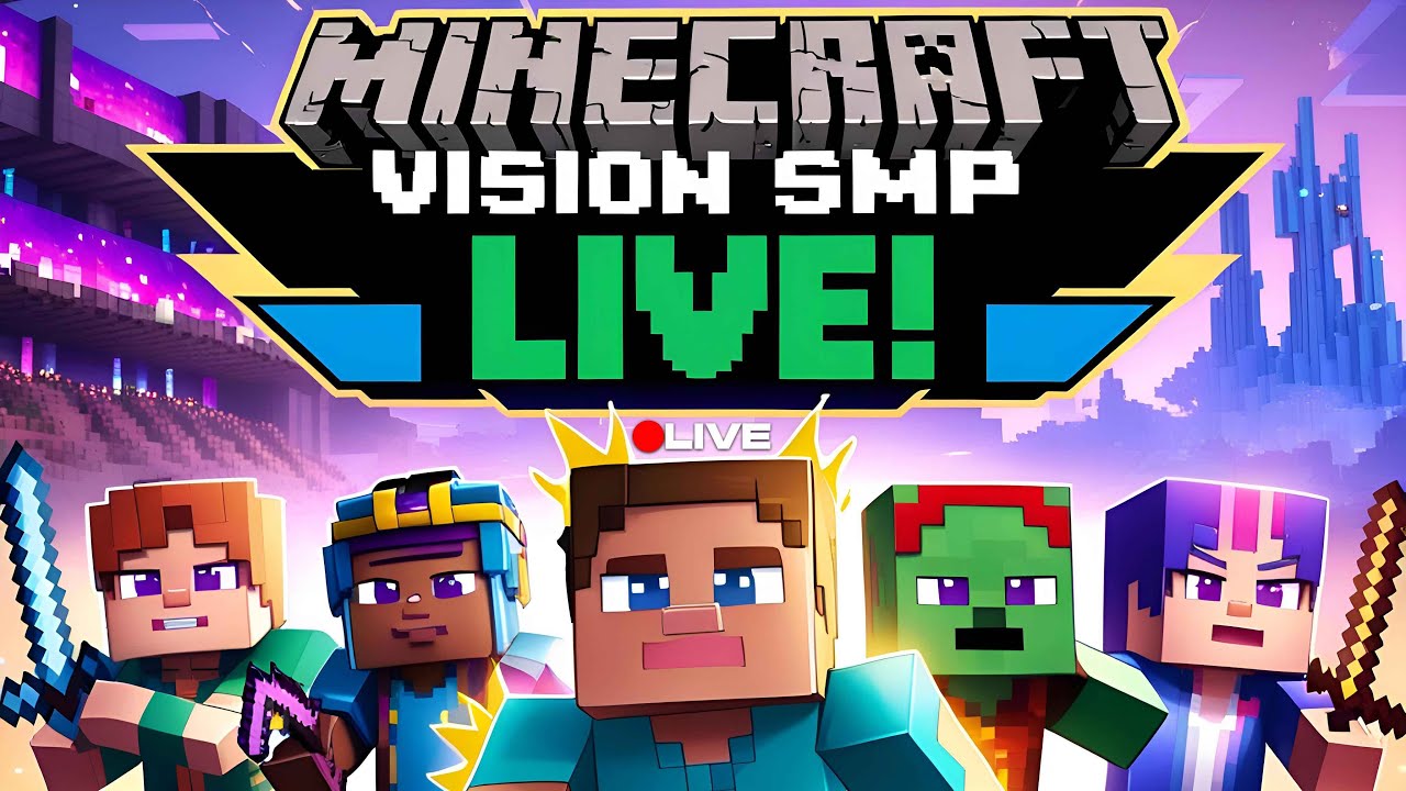 Vision SMP S2 is Live || Vision Playz IS LIVE || Live - 0 #shorts # ...