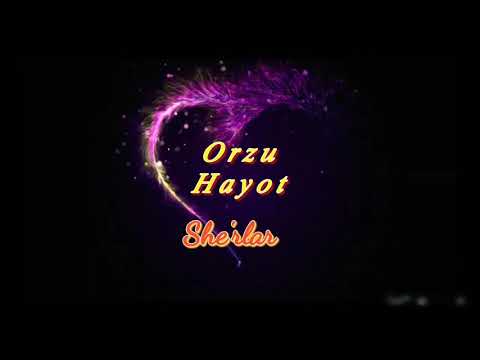 She'r  -  Sitora. Orzu Hayot ijrosida.
