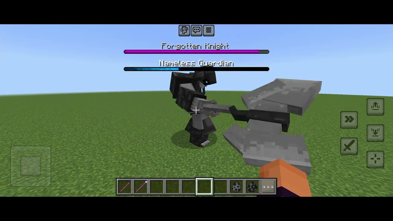 Nameless guardian v1.1.3 vs the forgotten knight - YouTube