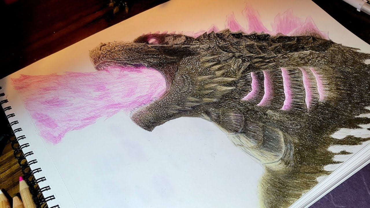 Drawing Godzilla Evolved! (Godzilla x Kong: The New Empire) - YouTube