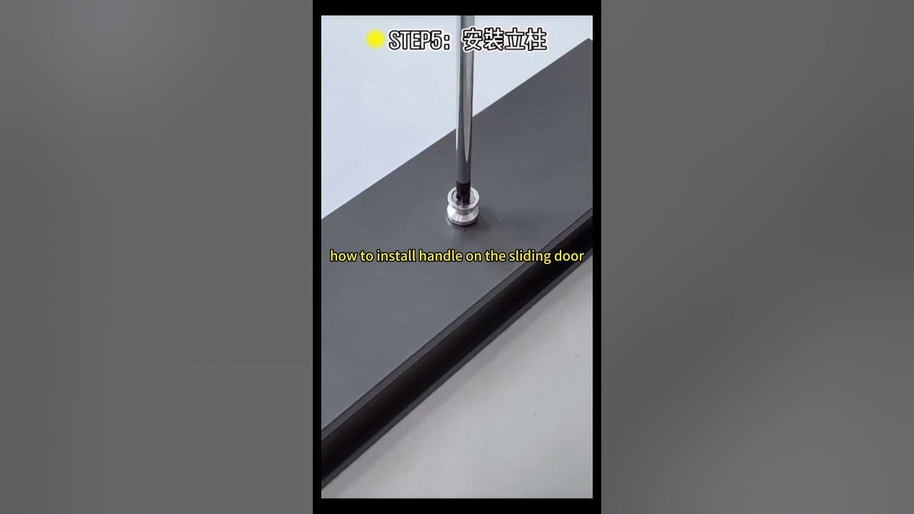 how to install handle on the door - YouTube
