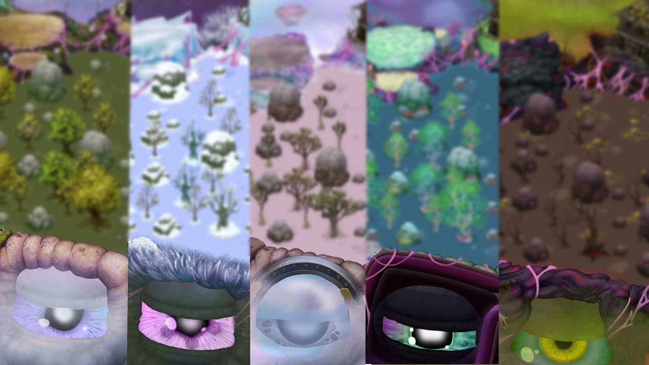 Mirror island colossals - My singing monsters - YouTube