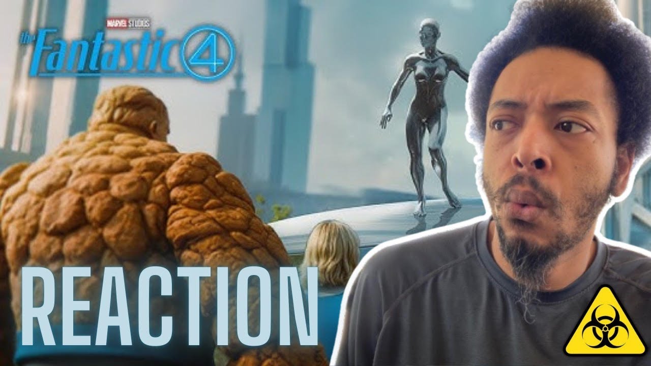 FANTASTIC FOUR TRAILER REACTION! (+ a SECRET Reaction) - YouTube