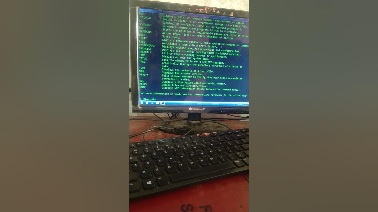 Dos Show Every Command In One Click Dos Computer Computertricks Viralvideo Viralshorts