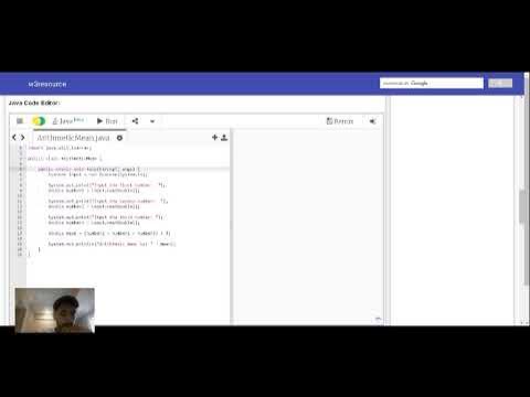 Arithmetic Mean Calculator Java Homework - YouTube