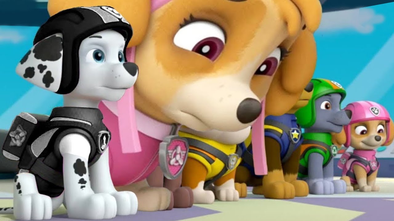 Paw Patrol Ultimate Rescue Pups Save Chase Mighty Pups On A Roll #3 ...