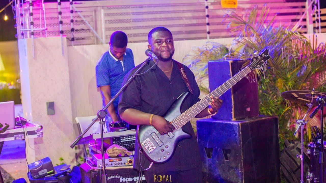 🔥Best Live band Jam session with the Afro Band||EMMA ON BASS🎸||Great ...
