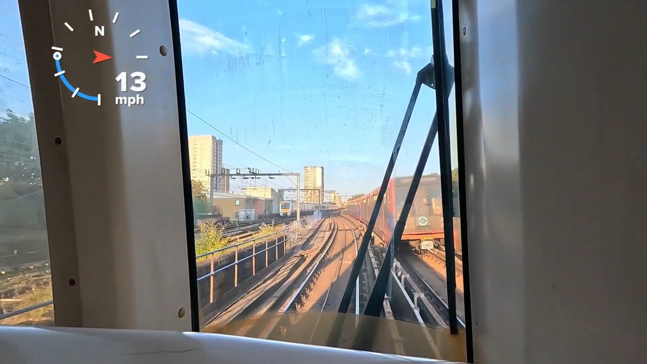 Front View DLR Train Ride From Tower Gateway To Beckton - YouTube