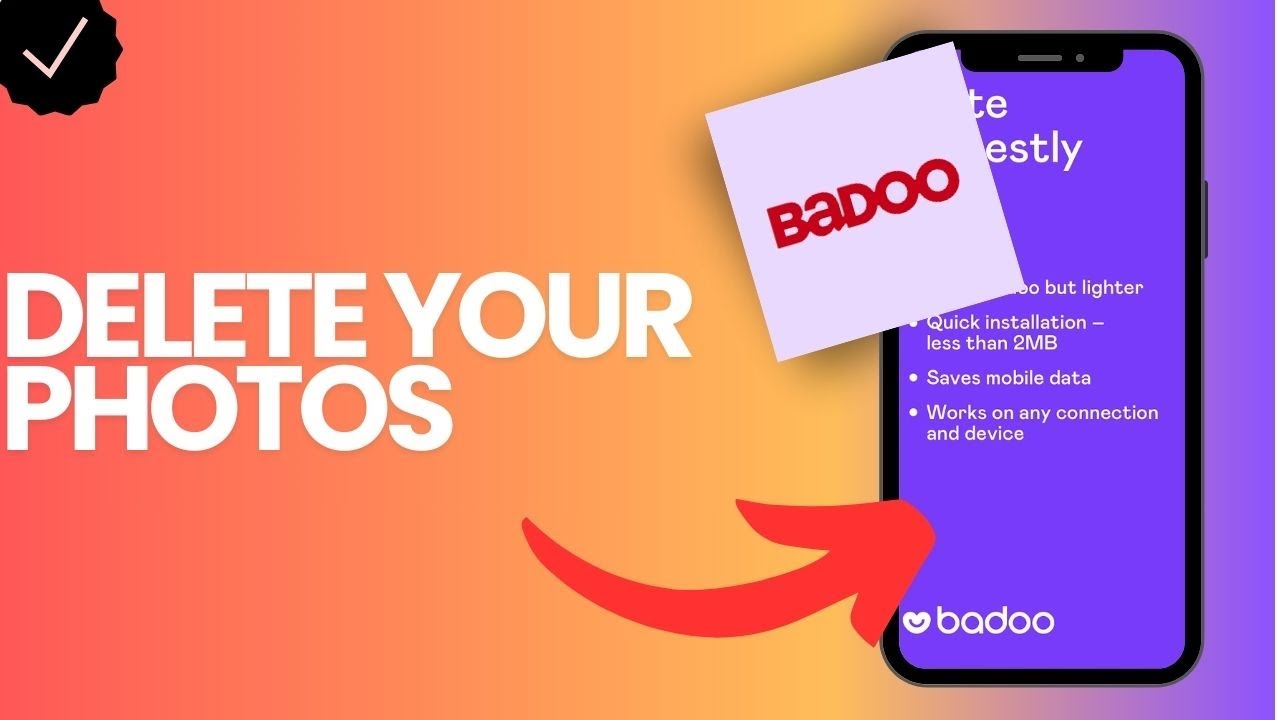 How to delete one of your photos in the Badoo app? - YouTube