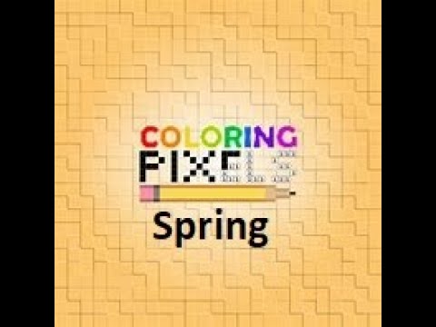Spring - Coloring Pixels Full Set - YouTube