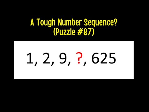 A Tough Number Sequence (Puzzle #87). - YouTube