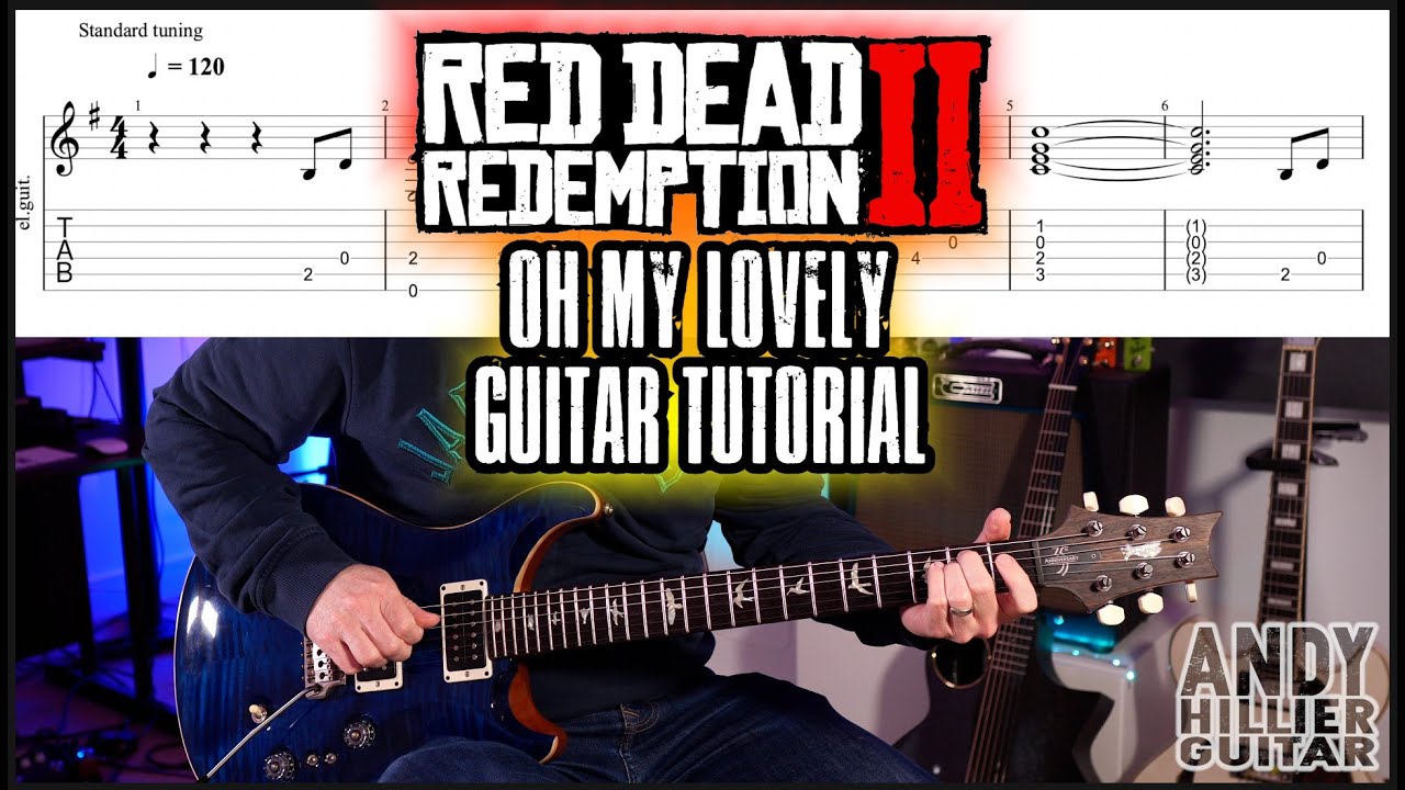 Red Dead Redemption 2 Oh My Lovely Guitar Tutorial - YouTube