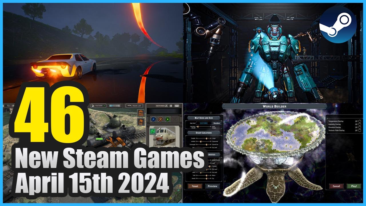 New Steam Games (Monday April 15th 2024) - YouTube