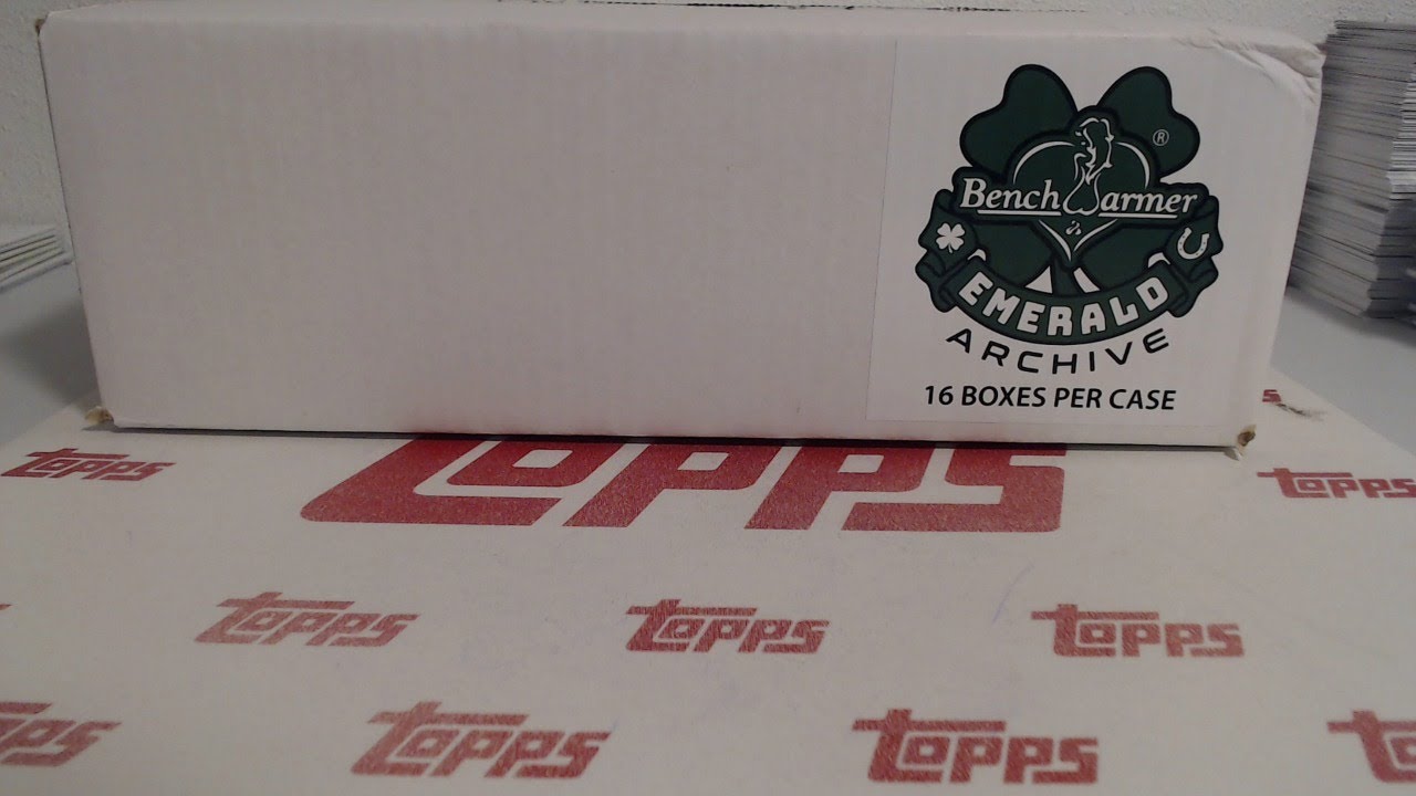 2023 Benchwarmer Emerald Archive 32 Box Dual Master Case Model Break #6 ...