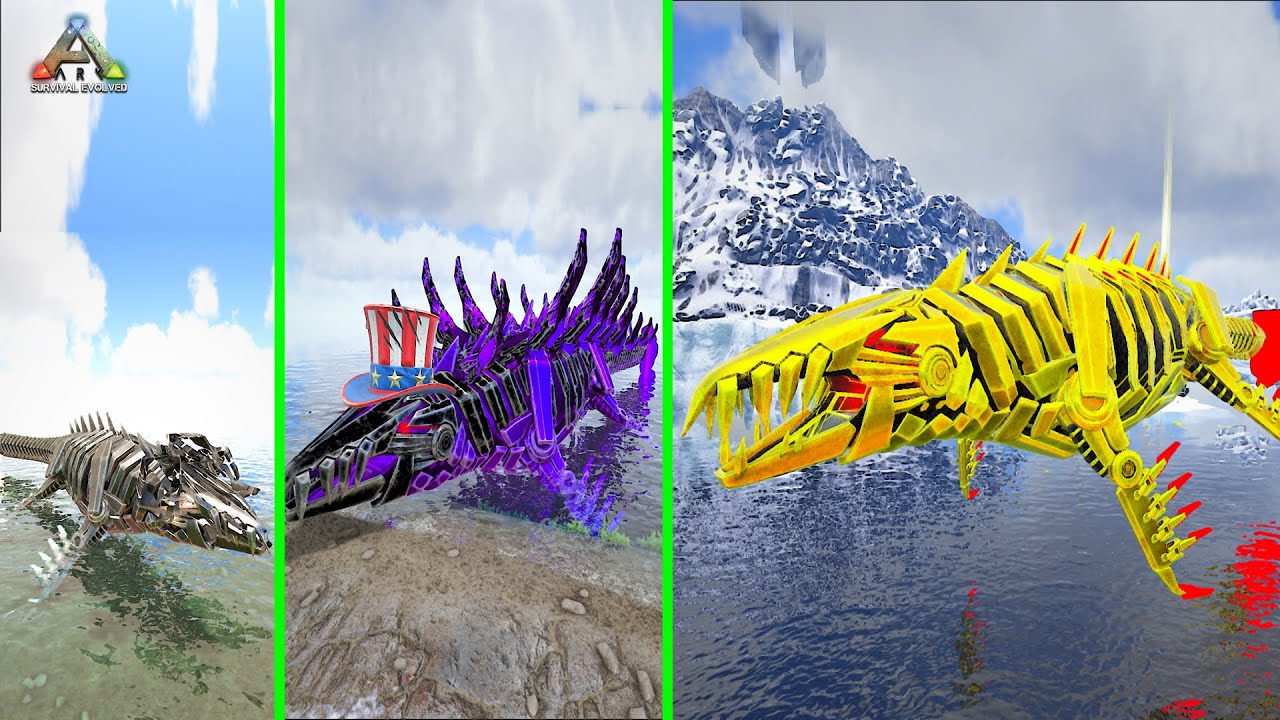 ARK - Bị biến thành Mecha Mosasaurus (Thằn lằn biển máy móc) | GHTG ...