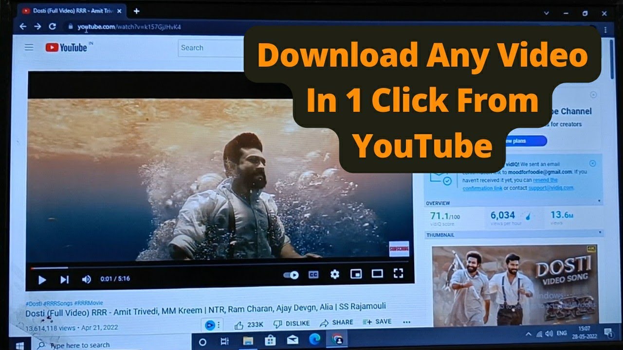 Download Any YouTube Video In 1 Click - YouTube