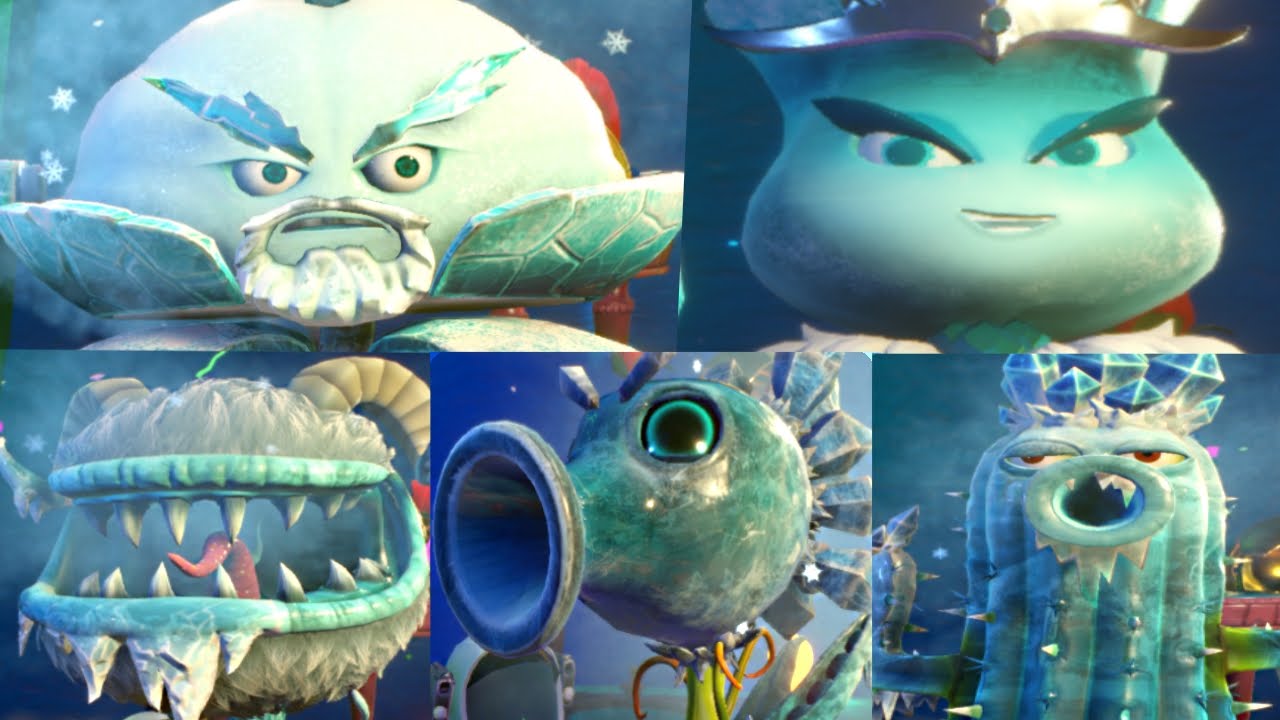 PvZ Garden Warfare 2: ALL ICE PLANTS! (NEW Characters GAMEPLAY) - YouTube