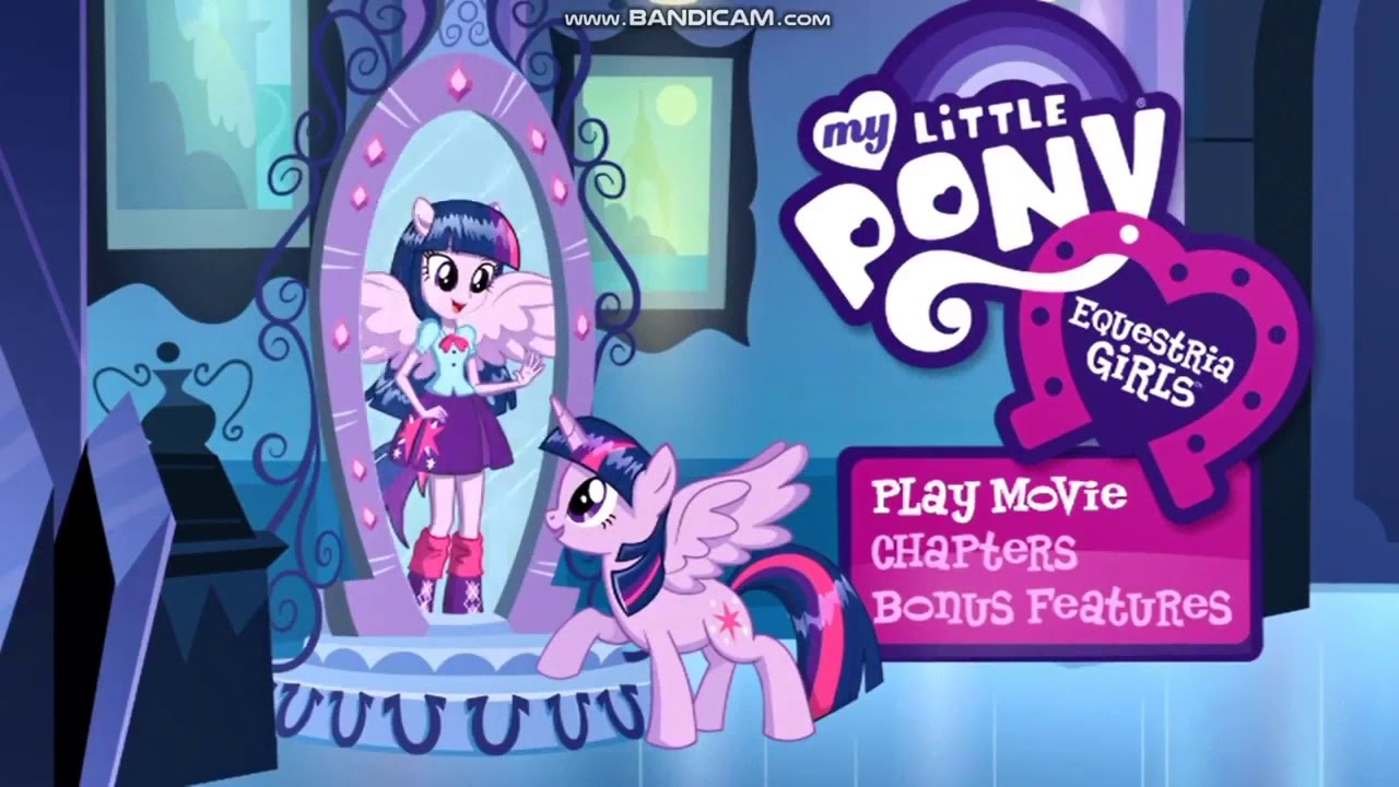 My Little Pony: Equestria Girls (2020) UK DVD Menu Walkthrough - YouTube