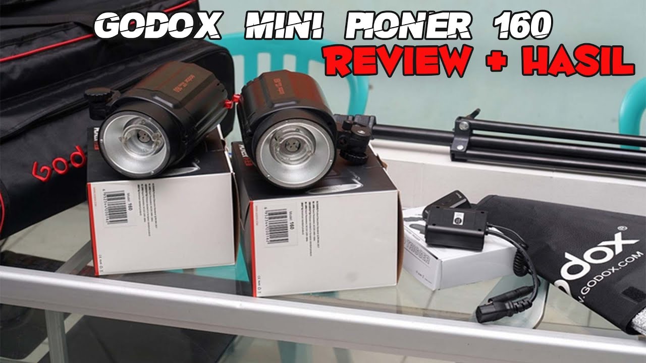 Review + hasil Foto Flash studio Godox mini pioner 160 - YouTube
