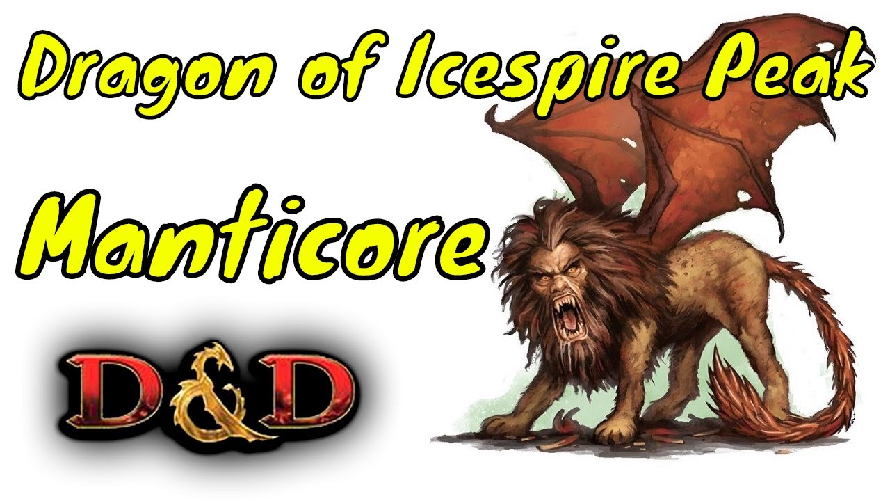 Manticore at Umbrage Hill (Dragon of Icespire Peak DM Guide) 🔴LIVE ...