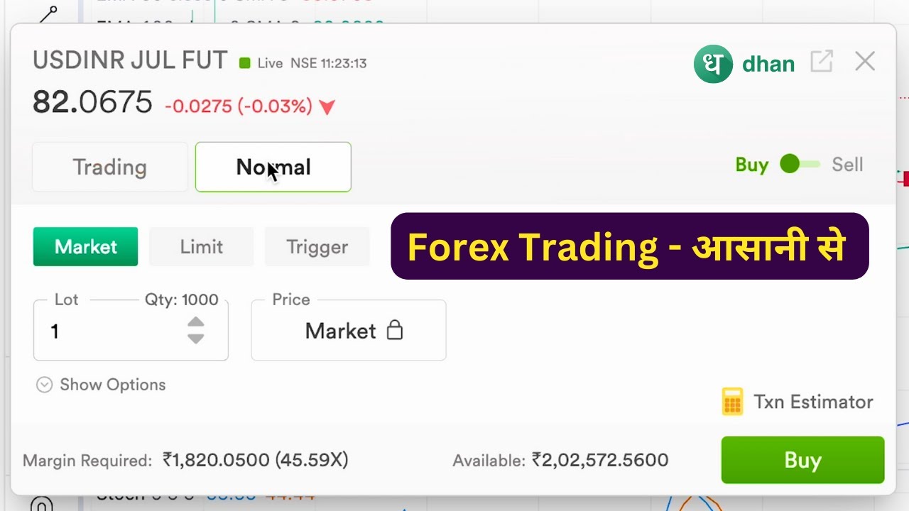 Forex Trading in Dhan App - Dhan Me Forex Trading Kaise Kare - YouTube