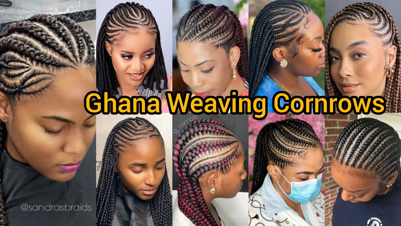 All back Hairstyles to try out in 2025 | Latest Straight back Cornrow ...