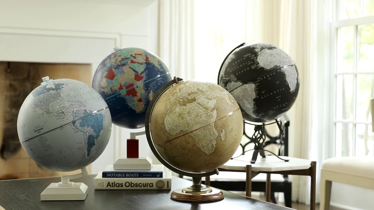 Replogle Designer Series Globes - YouTube