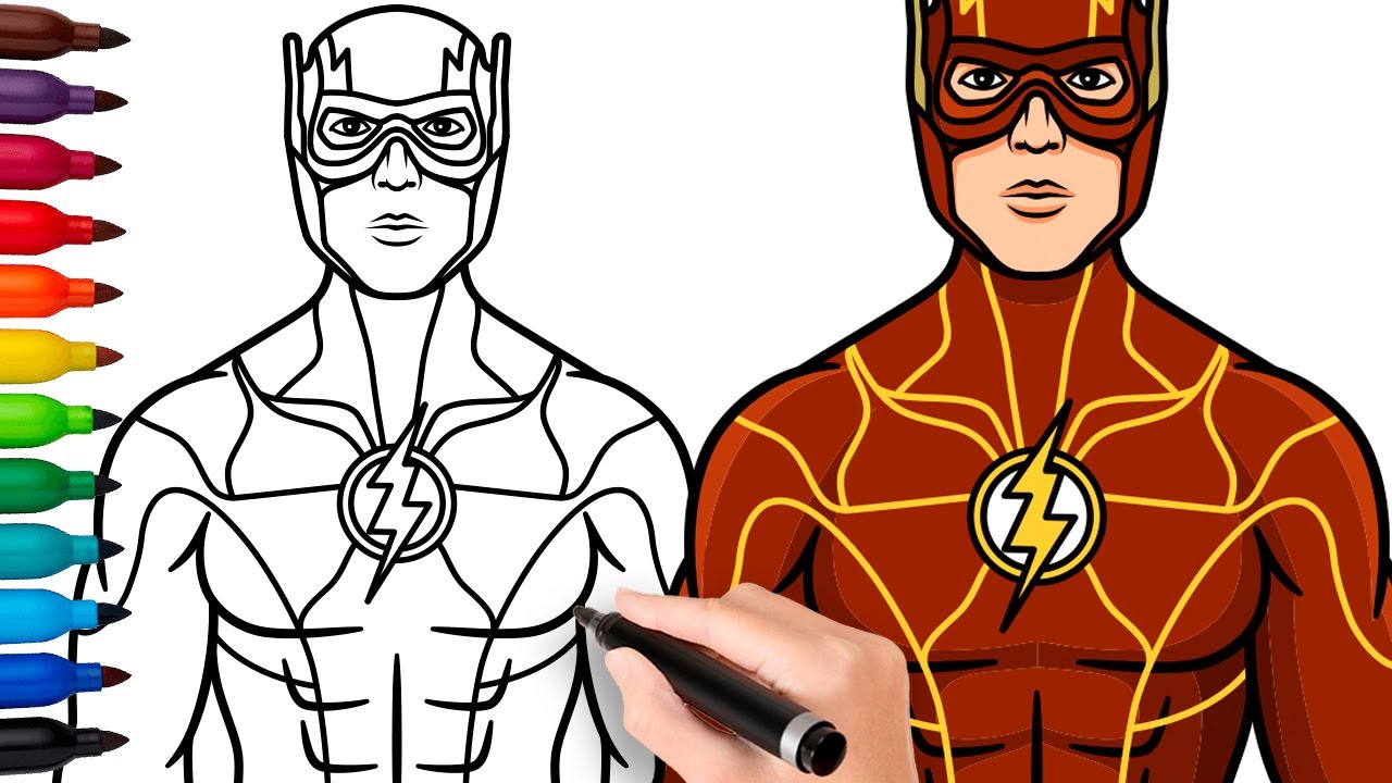 HOW TO DRAW FLASH | The Flash (2023) - Easy Drawing - YouTube