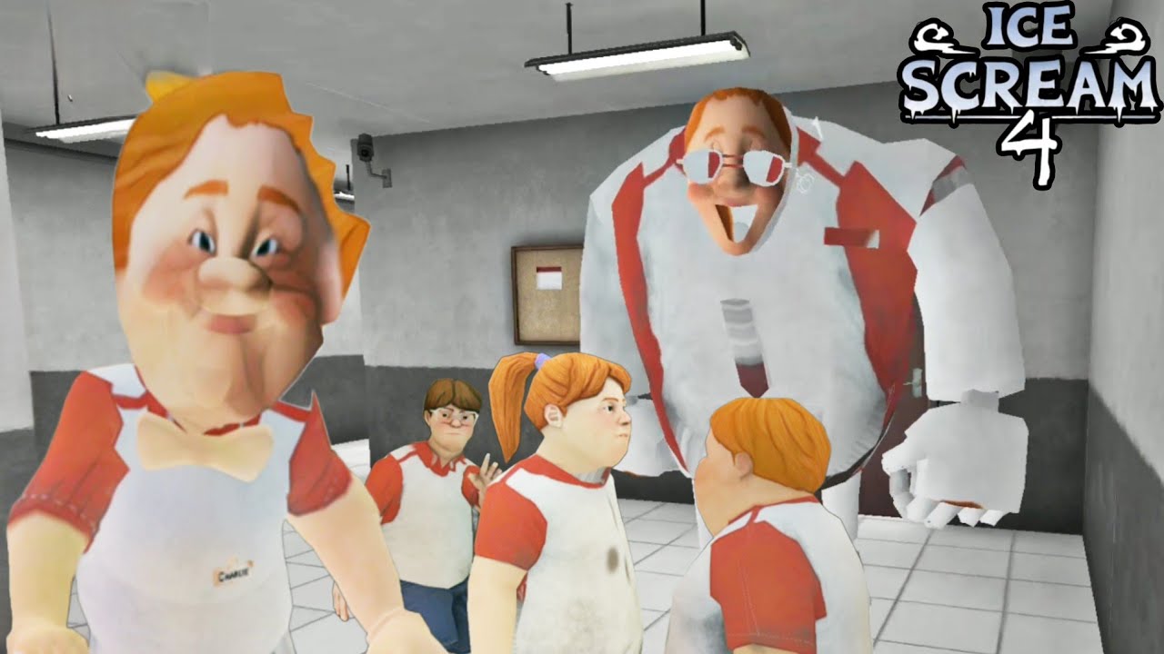 Ice Scream 4 Rod Is Charlie Full Gameplay - YouTube