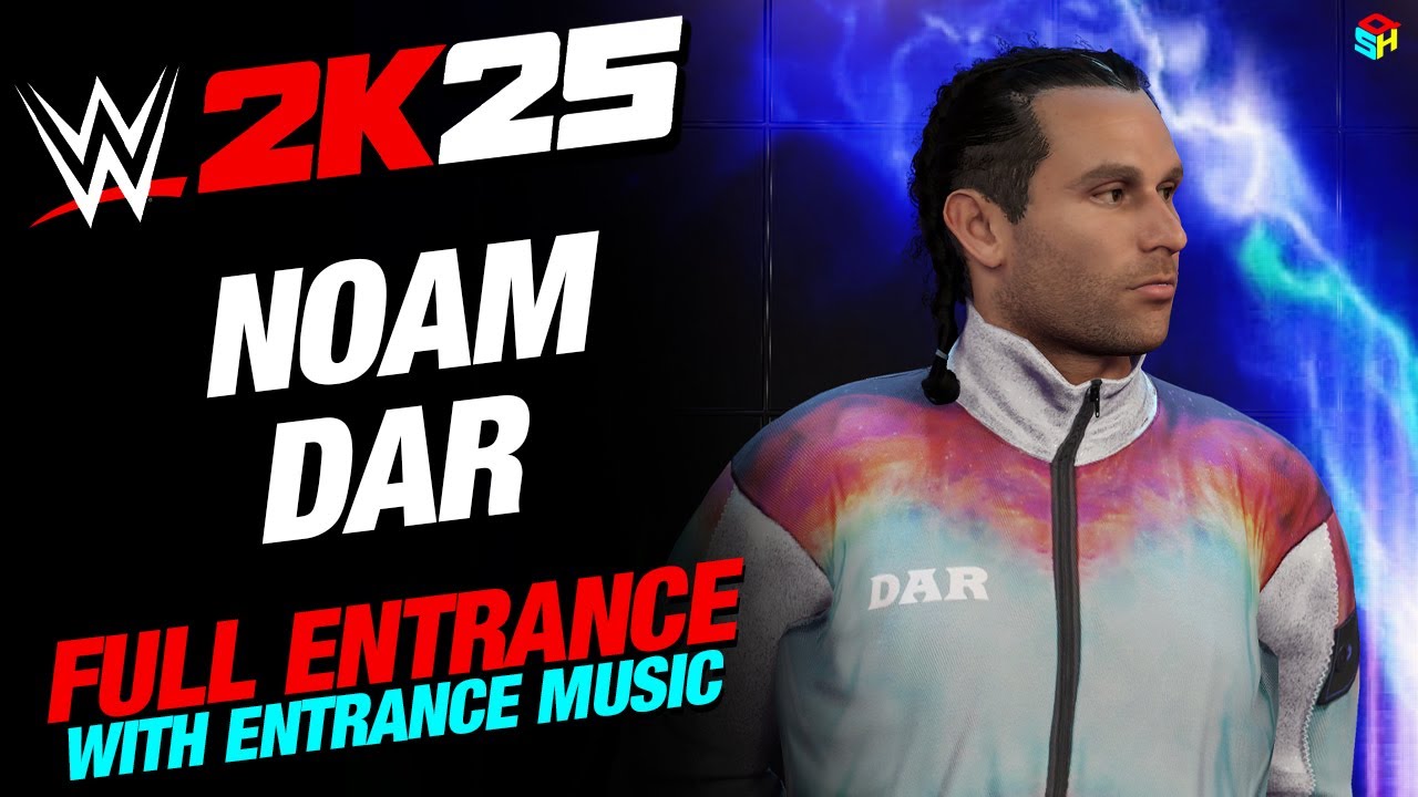 NOAM DAR WWE 2K25 ENTRANCE - #WWE2K25 NOAM DAR NXT ENTRANCE WITH MUSIC ...