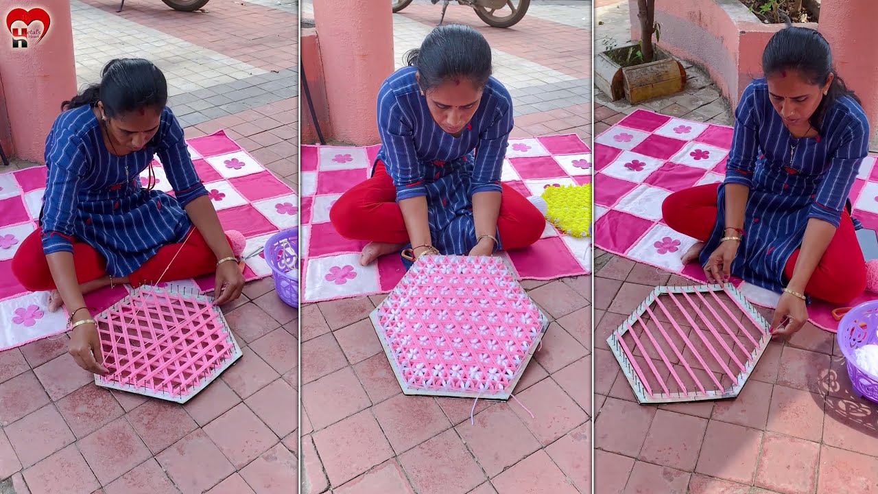 Khatli Work || Rumal Making || DIY - YouTube