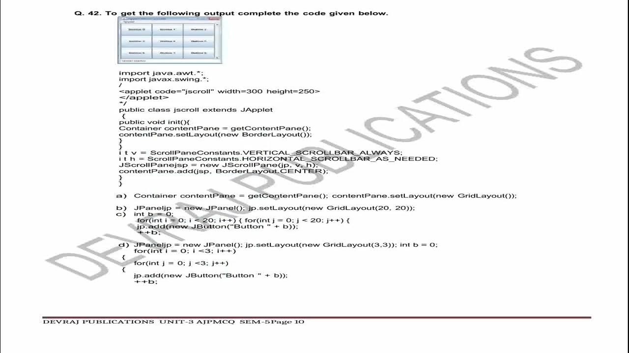AJP MCQ DIPLOMA MSBTE SEM-5 CO /IF - YouTube